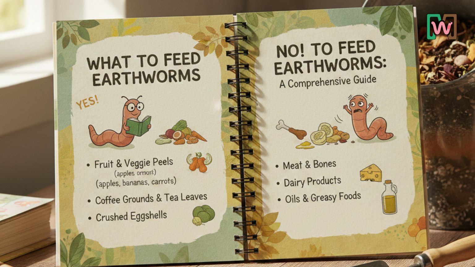 What to Feed Earthworms: Complete Food Guide