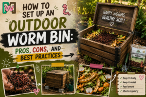 How to Set Up an Outdoor Worm Bin: Pros, Cons, and Best Practices